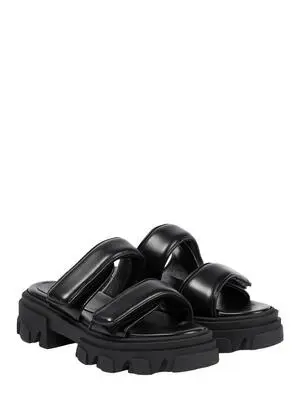 GIA BORGHINI Adelaide Leather Sandals