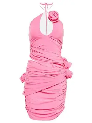 MAGDA BUTRYM Magda Butrym Rosette Jersey Mini Dress