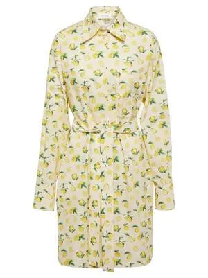 Sportmax Boero Printed Cotton Shirt Dress - Multicoloured