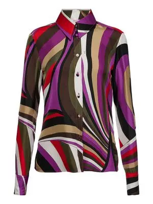 Emilio Pucci Iride Silk Shirt - Multicoloured