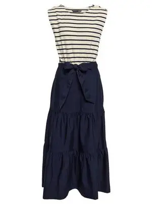 Veronica Beard Pazila Cotton Midi Dress - Multicoloured