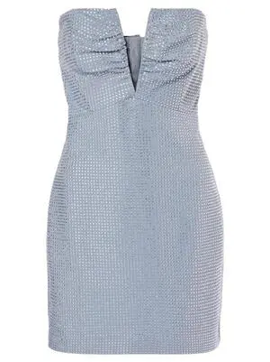 Roland Mouret Diamante Corset Dress - Blue
