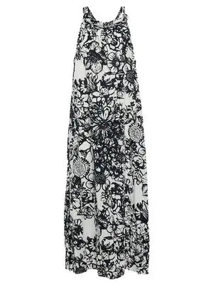 Velvet By Graham & Spencer Penelope Printed Cotton Maxi Dress - Multicoloured