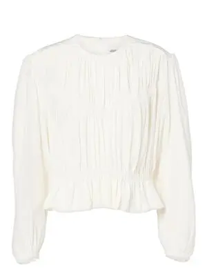 Isabel Marant Étoile Gelina Crepe De Chine Blouse - White