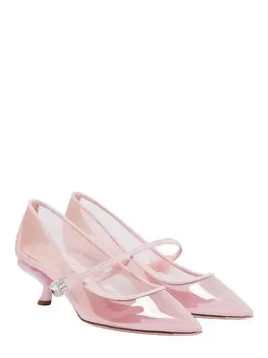 ROGER VIVIER Babies Virgule Pumps - Pink