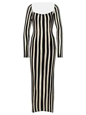 LAQUAN SMITH LaQuan Smith Striped Gown