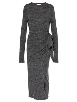 MARANT ETOILE Lisy Midi Dress - Grey