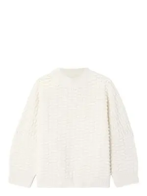 Sasuphi Lupetto" Wool And Cashmere-blend Sweater - Ivory