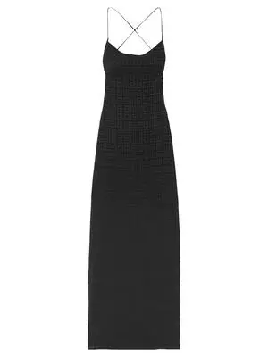 Givenchy 4g' Jacquard Gown - Black