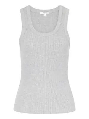 AGOLDE AGOLDE Poppy Ribbed Stretch Tank Gray