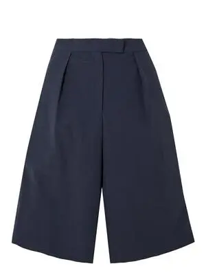 CONNER IVES Pleated Woven Shorts - Blue