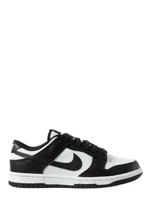 Nike Dunk Low Leather Sneakers - Black