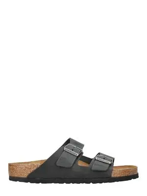 BIRKENSTOCK Suede Arizona Sandals - Black