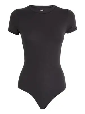 SKIMS Fits Everybody T-shirt Bodysuit - Black