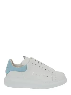 Alexander McQueen Alexander McQueen Oversized Leather Sneakers Nude