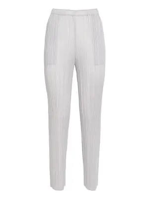Issey Miyake Basics Slim Trousers - Grey