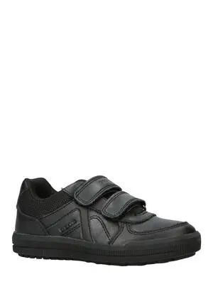 Geox Arzach Leather Sneakers - Black