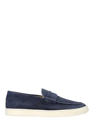 Brunello Cucinelli Suede Hybrid Loafers - Navy