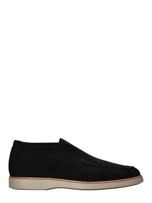 Magnanni Suede Loafers - Navy