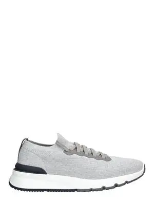 Brunello Cucinelli Brunello Cucinelli Knitted Sneakers Grey