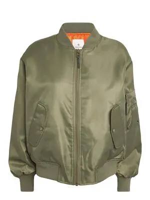 ANINE BING Leon Bomber Jacket - Green