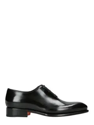 Santoni Carter Wholecut Oxford Shoes - Black
