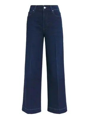 Paige Anessa Wide-Leg Jeans Navy