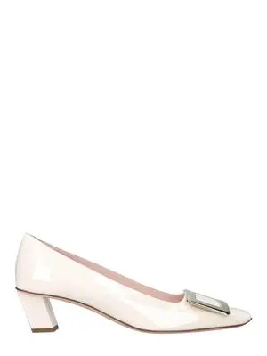 ROGER VIVIER Décolleté Belle Vivier 45 Pumps - Ivory