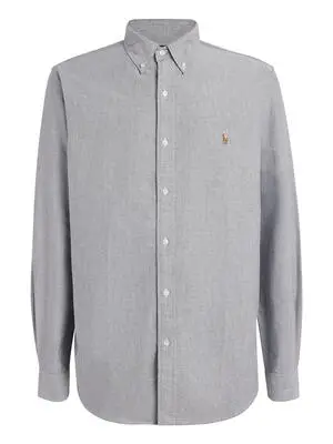 Polo Ralph Lauren Custom-fit Oxford Shirt - Grey
