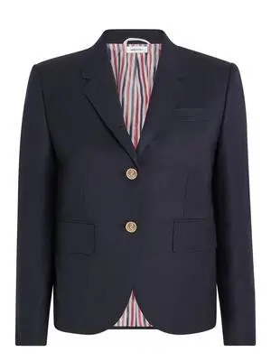 Thom Browne Wool Sport Coat - Navy