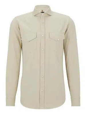 BOSS Denim Shirt - Beige