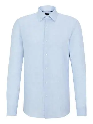 BOSS Linen Shirt - Blue
