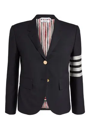 Thom Browne Wool High Armhole Sport Coat - Navy