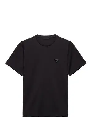 Prada Cotton Logo T-shirt - Black