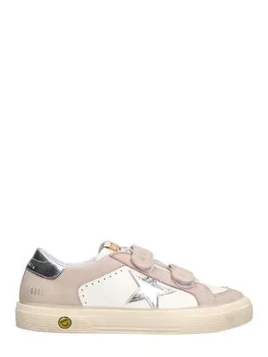 GOLDEN GOOSE May Leather Sneakers - Pink