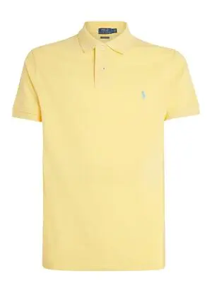 Polo Ralph Lauren Polo Ralph Lauren Cotton Mesh Polo Shirt Yellow