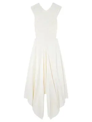 JOSEPH Danube Layered Silk Dress - Neutrals