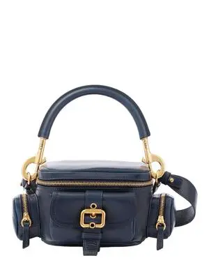 Chloé Camera Small Leather Shoulder Bag - Blue