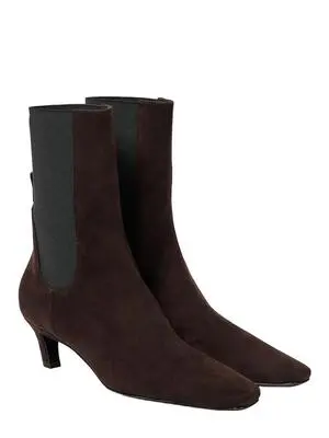 TOTEME Toteme Suede Ankle Boots Brown