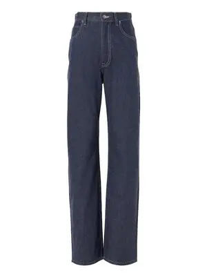 Loro Piana High-rise Wide-leg Jeans - Blue