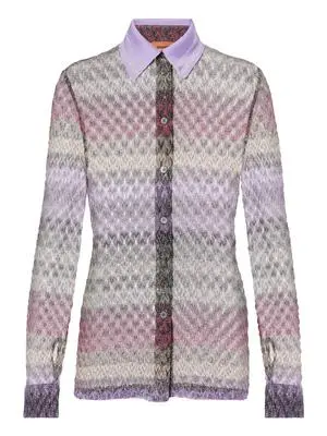 Missoni Striped Lame Shirt - Multicoloured