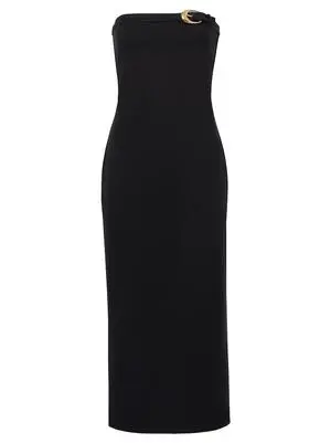 STAUD Staud Beekman Strapless Midi Dress