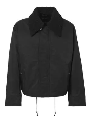 Our Legacy Ace Bomber Jacket In Aero Nylon - Black