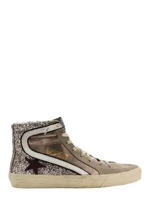 GOLDEN GOOSE Golden Goose Slider Leather High Top Sneakers
