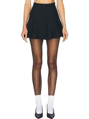 NICHOLAS Mimmy Pleated Mini Skirt - Black