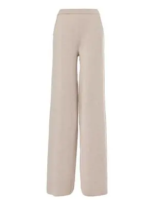 Ralph Lauren Wool Wide-leg Trousers - Beige