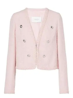 Giambattista Valli Wool-blend Tweed Jacket - Pink