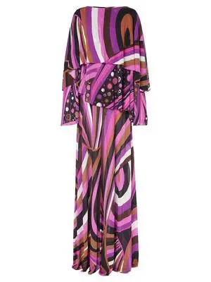 Emilio Pucci Iride Silk Maxi Dress - Multicoloured