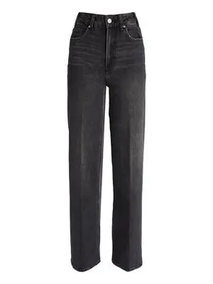 Paige Sasha Straight Jeans - Black