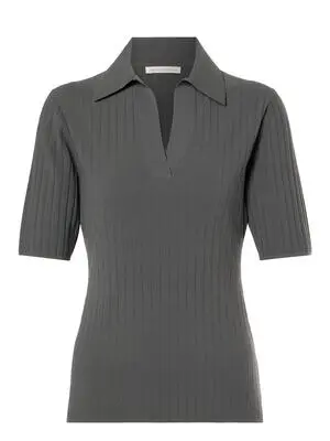 EMILIA WICKSTEAD Dune Polo Sweater - Grey